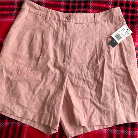 Violets & Roses | Shorts | Nwt Violets Roses Size 30 Pink Shorts Linen ...